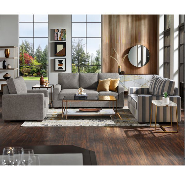 Latitude Run® Beaulah 3 - Piece Living Room Set & Reviews | Wayfair